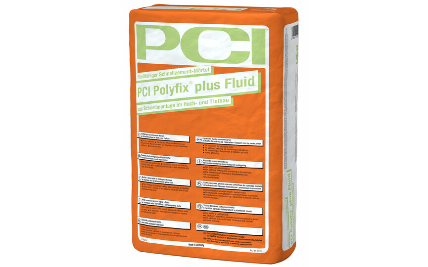 PCI Polyfix plus Fluid – the flowable quick-setting cement mortar for ...