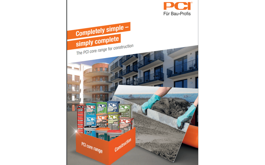 PCI simplifies product selection in the core range of construction ...
